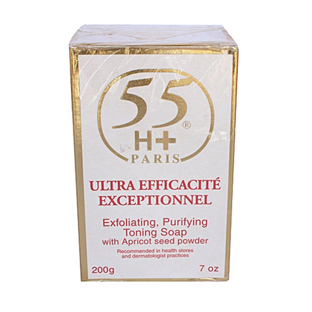 55H+ Ultra Efficacite Exceptionnel Exfoliating Purifying Toning Soap W ...