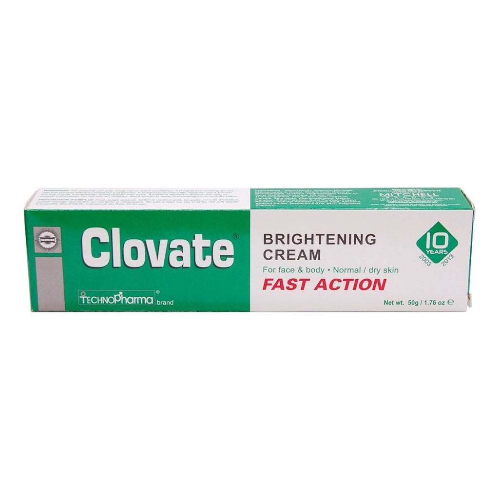 Clovate Brightening Cream Fast Action For Face & Body 50g/1.76oz ...