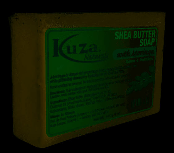 Kuza Naturals 100% African Black Soap With Shea Butter WITH MORINGA 14 ...