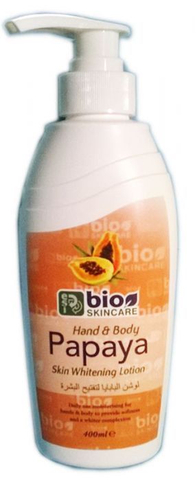 Bio Skincare Hand & Body Papaya Skin Whitening Lotion 400ml – Beauty ...