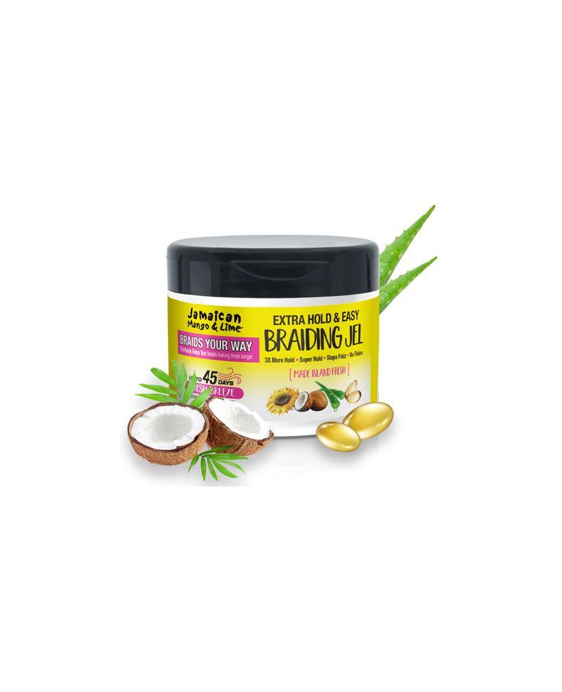 Jamaican Mango & Lime Braids Your Way Extra Hold & Easy Braid Jel 8oz ...