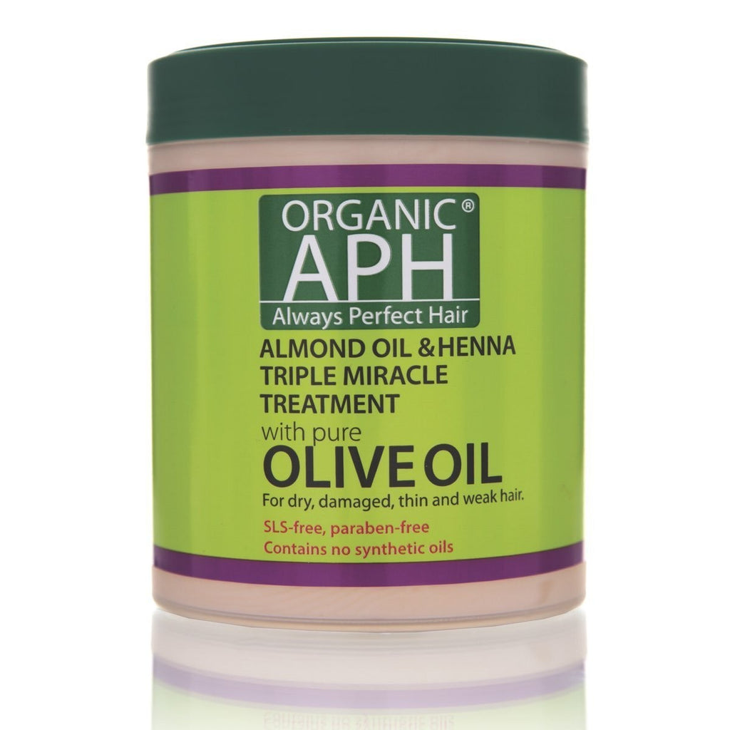 APH OLIVE OIL TRIPLE MIRACLE HAIR TREATMENT 500ML/17OZ – Beauty Queens ...