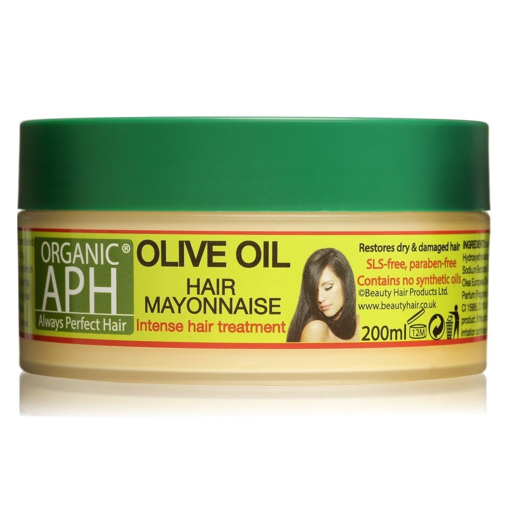 ORGANIC APH OLIVE OIL HAIR MAYONNAISE INTENSE HAIR TREATMENT 200ML ...