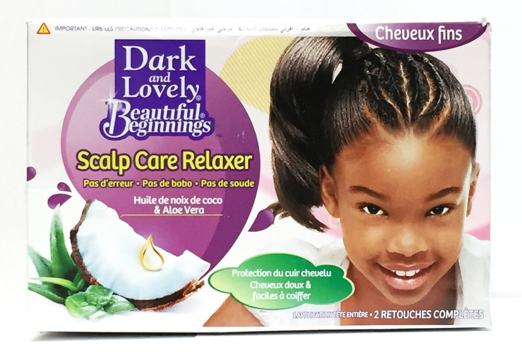 DARK & LOVELY BEAUTIFUL BEGINNINGS SCALP CARE RELAXER - 1 FULL HEAD AP ...
