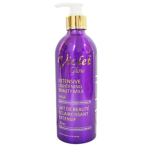 Violet Glow Extensive Lightening Beauty Milk 500ml – Beauty Queens ...