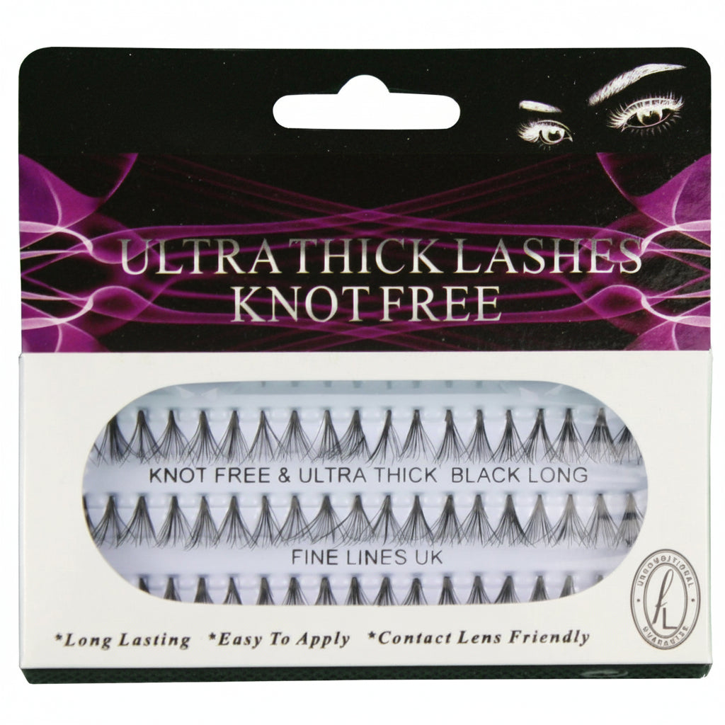 Fine Lines UK Individual Lashes - Ultra Thick Black – Beauty Queens ...