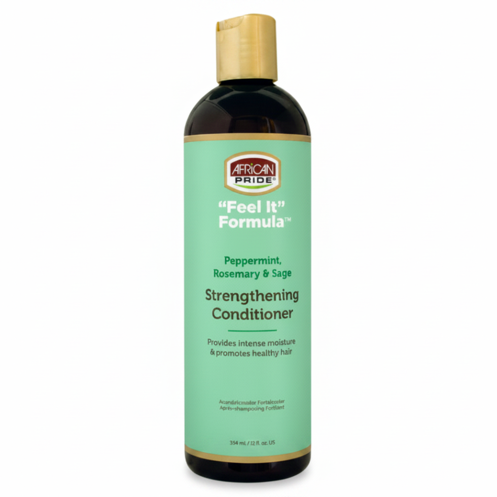 African Pride Feel It Formula Peppermint & Rosemary Strengthening Cond ...