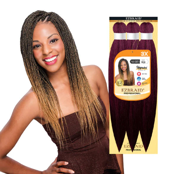 Smart Braid Easy Pre -Stretched 16" -3X Value Pack – Beauty Queens ...