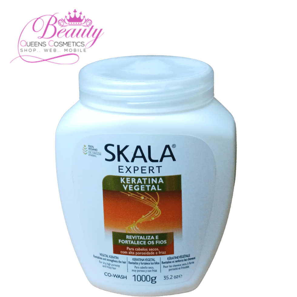 Skala Expert Keratina Vegetal Hair Treatment Cream 1000g- Strength & R ...