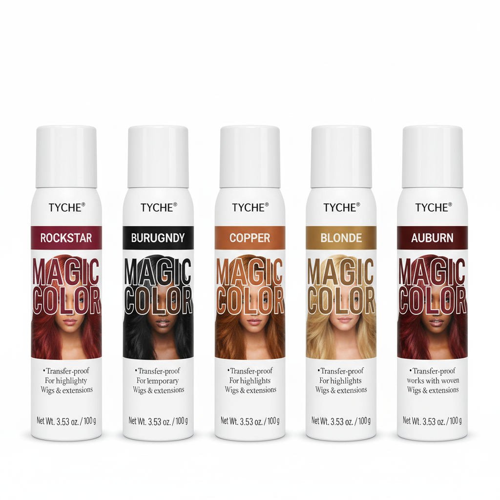 Tyche Hair Color Spray | Temporary Instant Color – 18 Shades – Beauty ...
